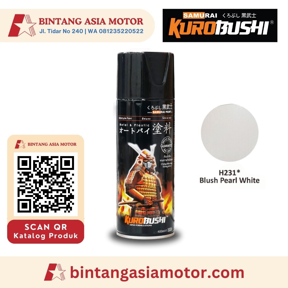 Kurobushi – Blush Pearl White H231 – Bintang Asia Motor